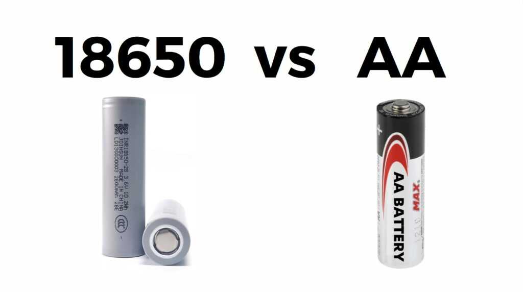 18650 vs AA Battery, which is better? | Redway Tech