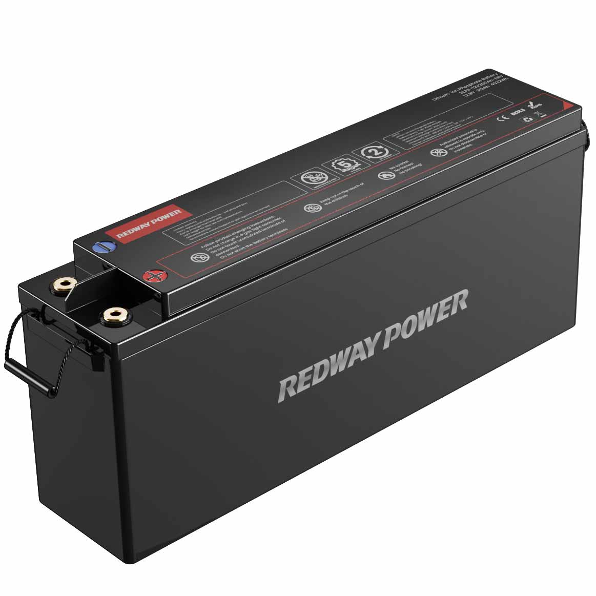 12V 180Ah EU-style Rechargeable LiFePO4 Manufacturer OEM