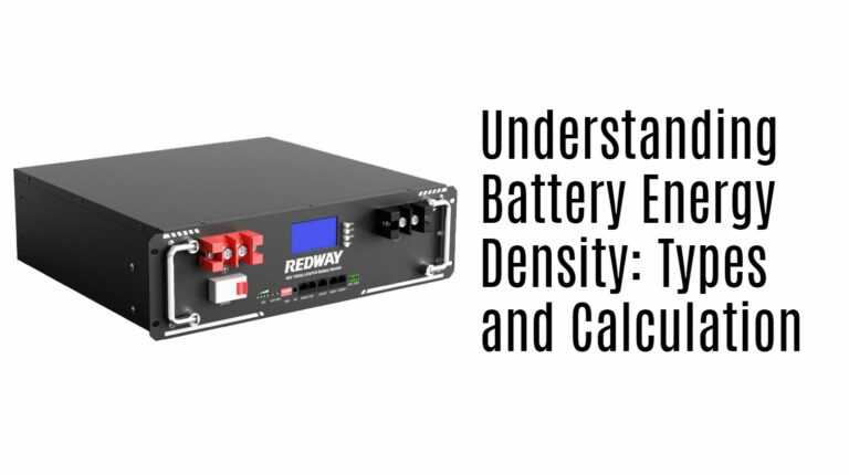 Energy density of Lithium batteries types and formula