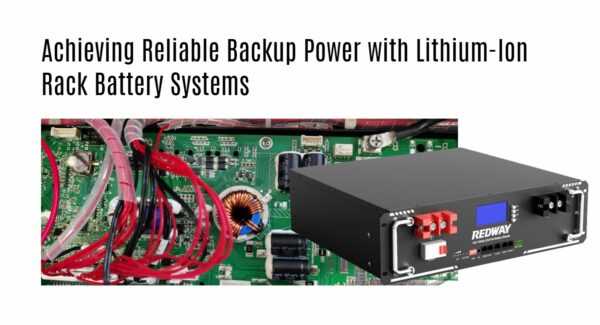 Reliable backup power with a lithium ion rack battery system