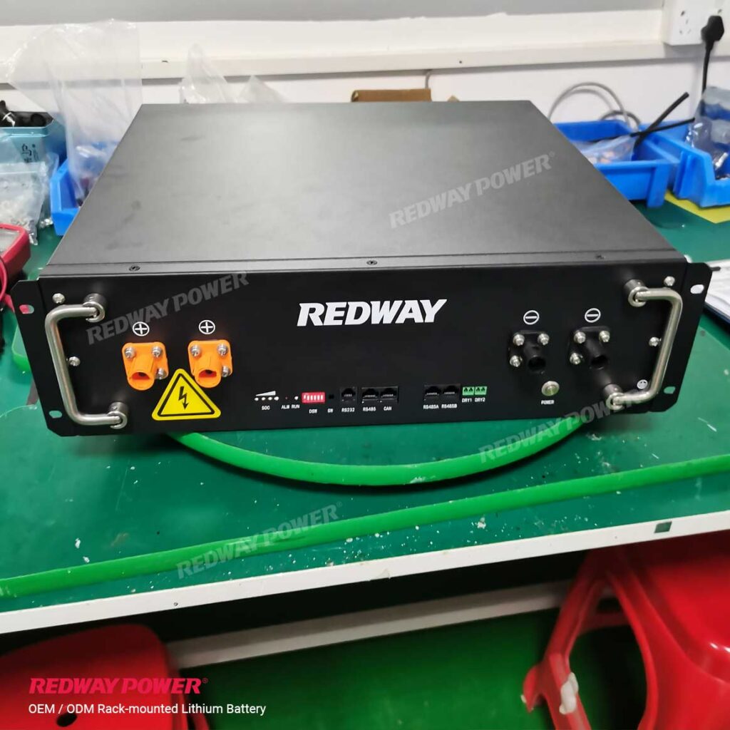 Redway's PR-LV48100-3U lithium battery module OEM wholesale