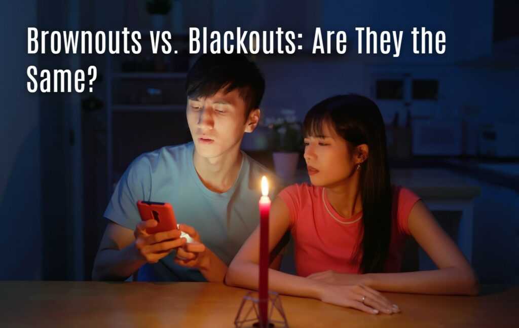 Differences among Brownouts, Blackouts, Power Interruptions