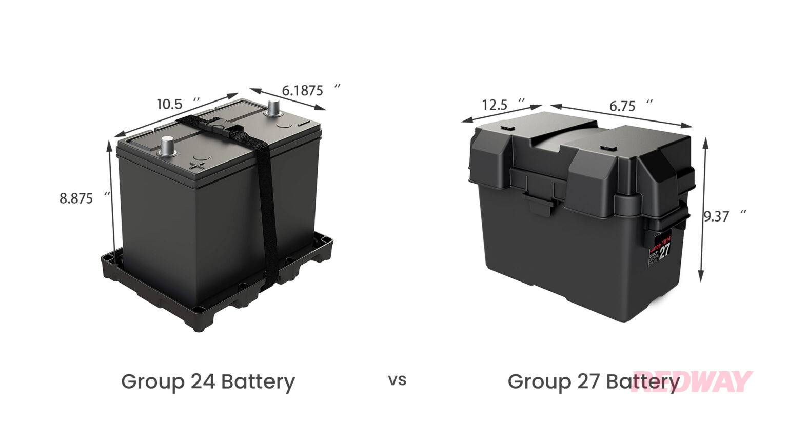 Group 24 battery vs Group 27 battery, What Are Differences?
