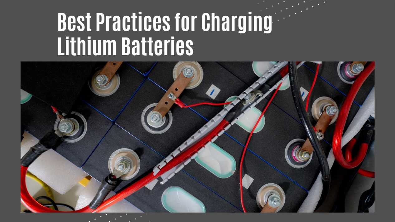 Does It Matter How You Charge A Lithium Battery?
