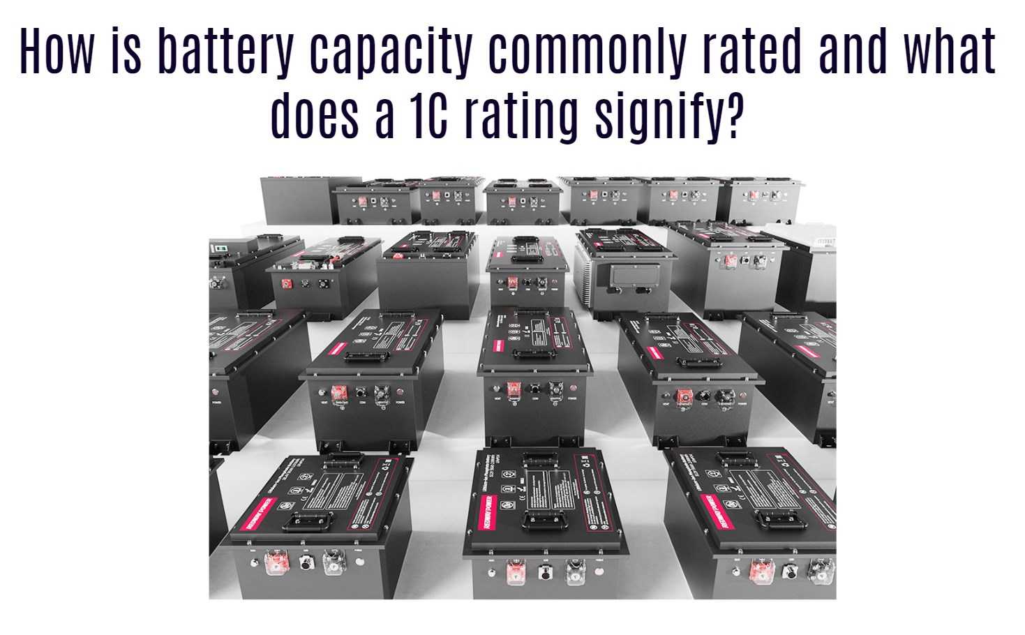 What Is C-rate? How to read battery discharge curves?
