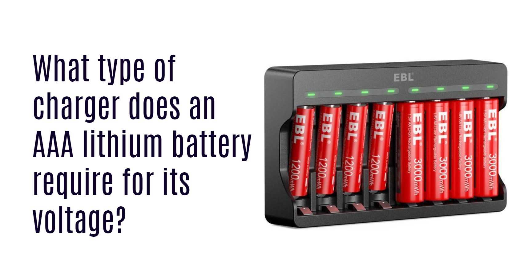 How does the voltage in an AAA battery operate?