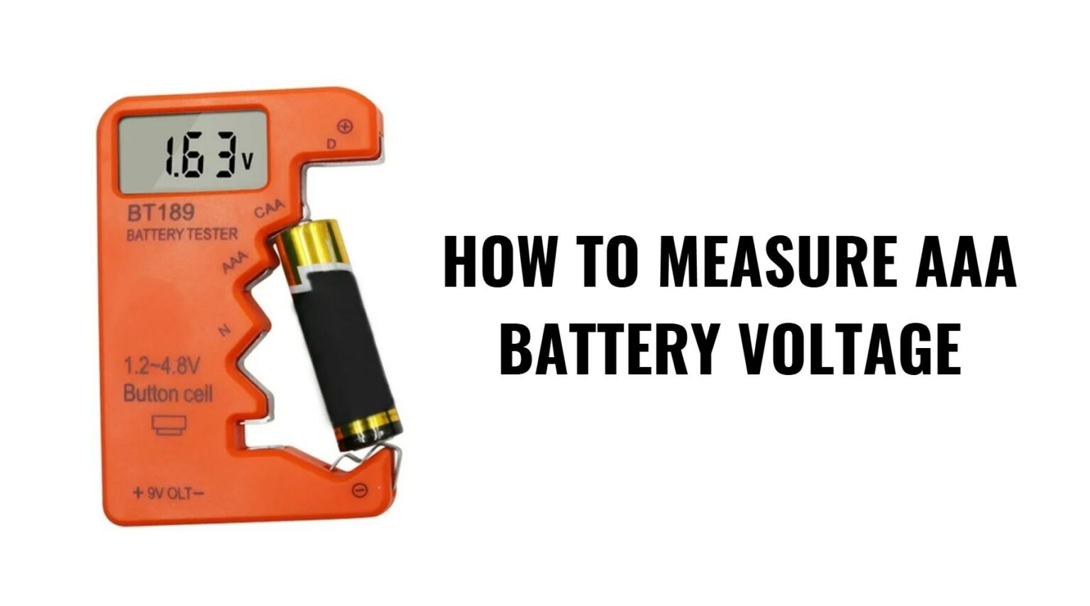 What You Need to Know About AAA Battery Voltage | Redway Tech